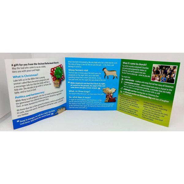 Christmas present giveaway leaflet (packs of 10, 50 or 100) - URC Bookshop